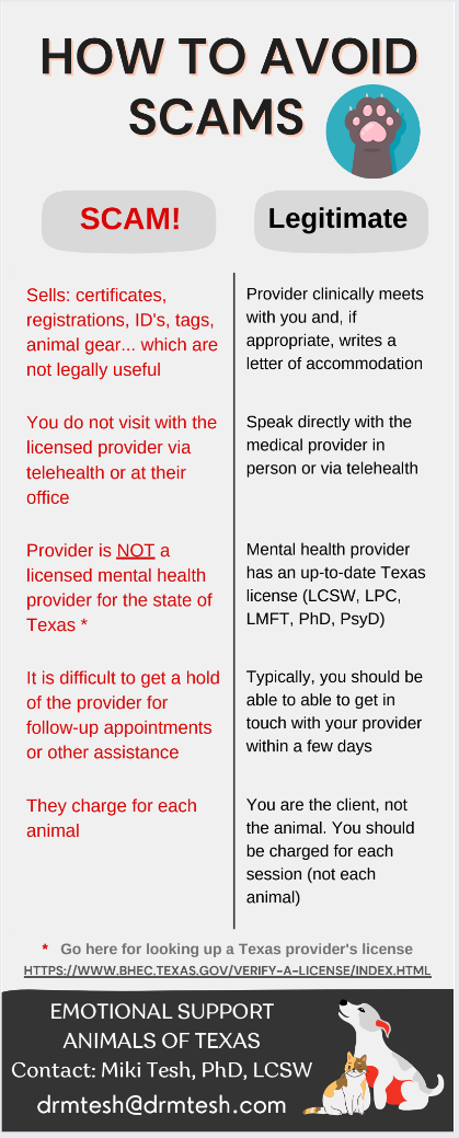 ESA in Texas - Texas ESA and Service Dogs Letters